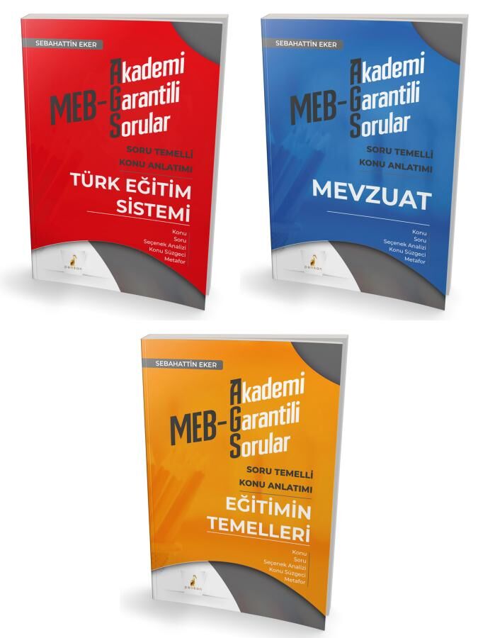 ÖN SİPARİŞ - Pelikan MEB-AGS Eğitimin Temelleri+Mevzuat+Türk Eğitim ...