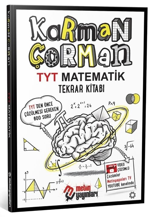 Metin YKS TYT Matematik Karman Çorman Tekrar Kitabı Çözümlü Metin ...