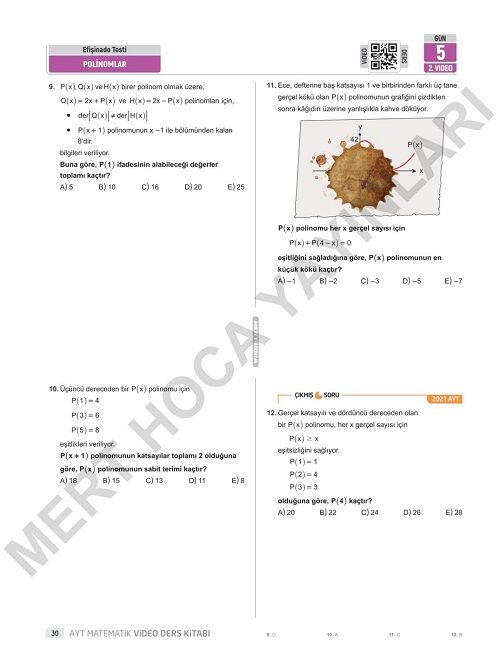 Mert Hoca 2025 YKS AYT 90 Günde Matematik Kampı Video Ders Kitabı Mert Hoca Yayınları ...